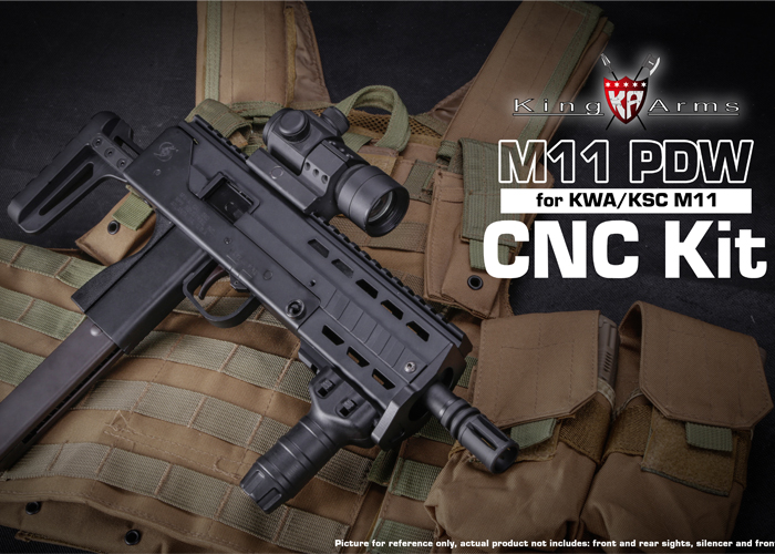 King Arms M11 PDW CNC Kit for KWA/KSC M11 | Popular Airsoft: Welcome To ...