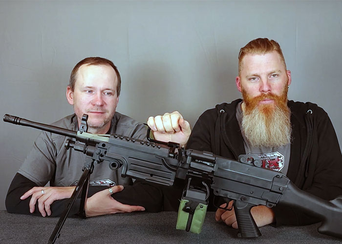 Airsoft Team Raptor On The A&K M249 MK2 Nylon Version | Popular Airsoft ...