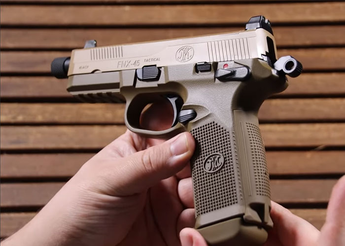 Timerzanov Airsoft's Tokyo Marui FN Herstal FNX-45 Tactical GBB Pistol ...