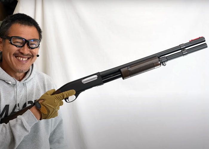 Mach Sakai With The Maruzen M870 WS-EX Woodstock Extension Custom | Popular Airsoft: Welcome To ...