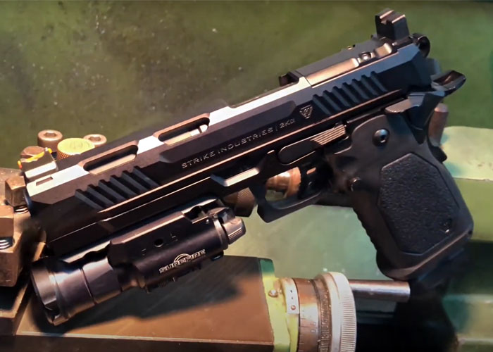 EMG Arms x Strike Industries “2KAlpha” Hi-Capa GBB Pistol | Popular ...