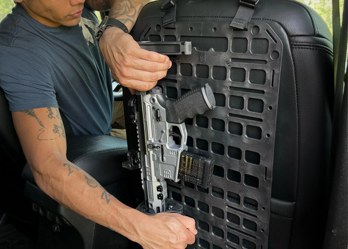 Grey Man Tactical Introduces New Cost Effective Vehicle Rifle Rack ...