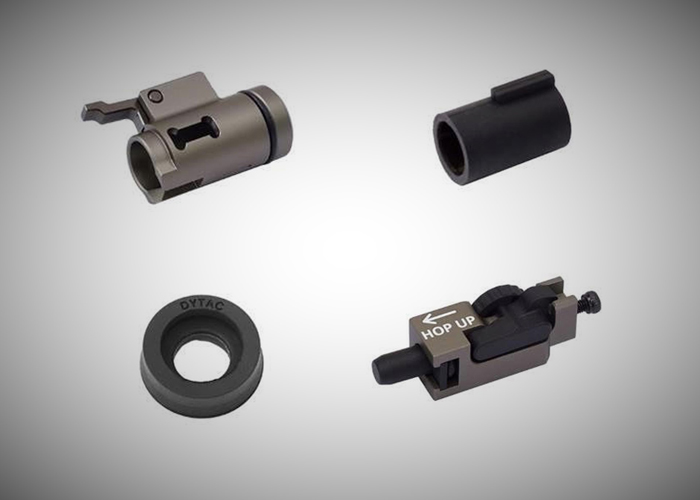 Incoming From Dytac: MWS Hop Up Chamber, Adjuster, Bucking, & Piston ...