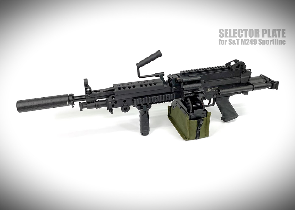 Prometheus S&T M249 Sportline Selector Plate | Popular Airsoft: Welcome ...