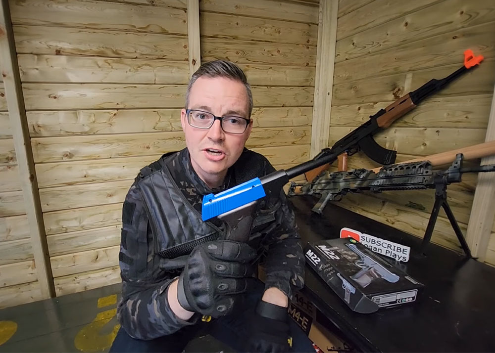 Logan Plays With the CYMA M22 Luger | Popular Airsoft: Welcome To The ...