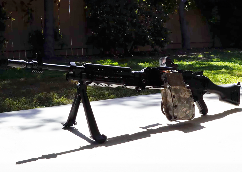 Lancer Tactical M240B AEG Review By Valiant Airsoft | Popular Airsoft ...