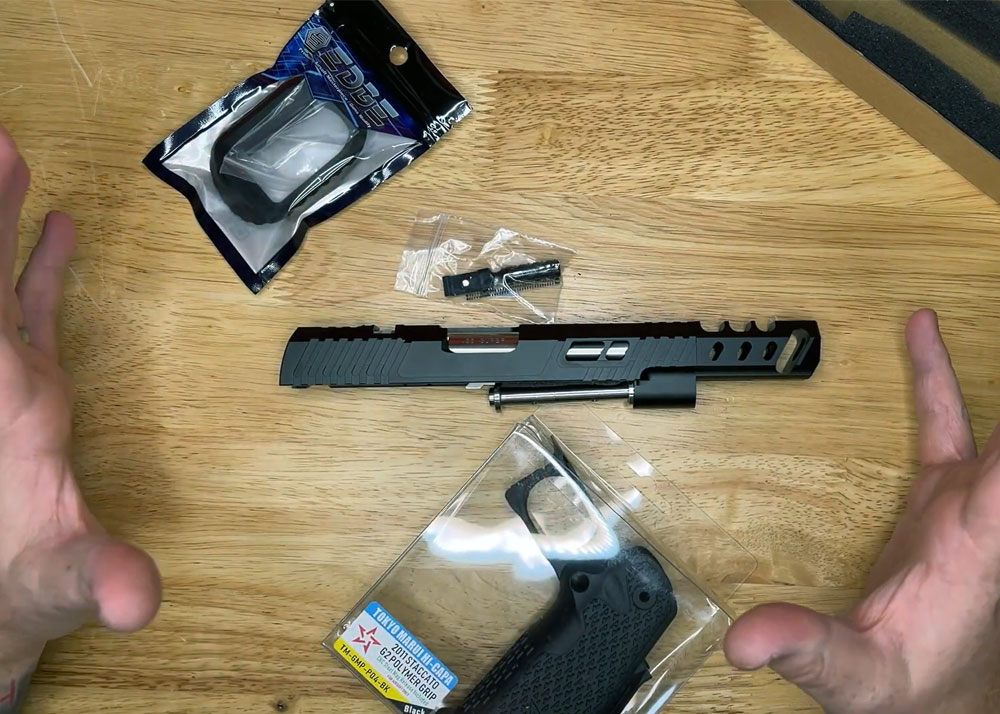 Angry Bull: GSB Hi-Capa Sand Viper Open Slide Set | Popular Airsoft ...