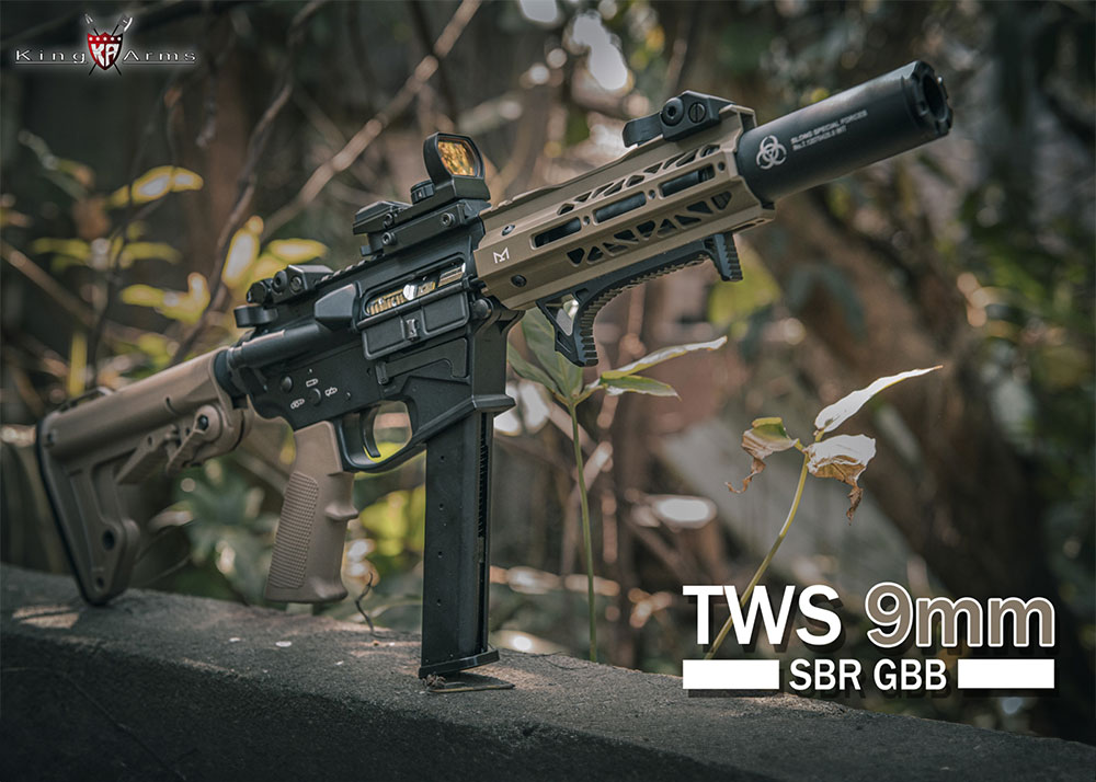 King Arms TWS 9mm GBB With MIM Steel Fire Control Module | Popular ...