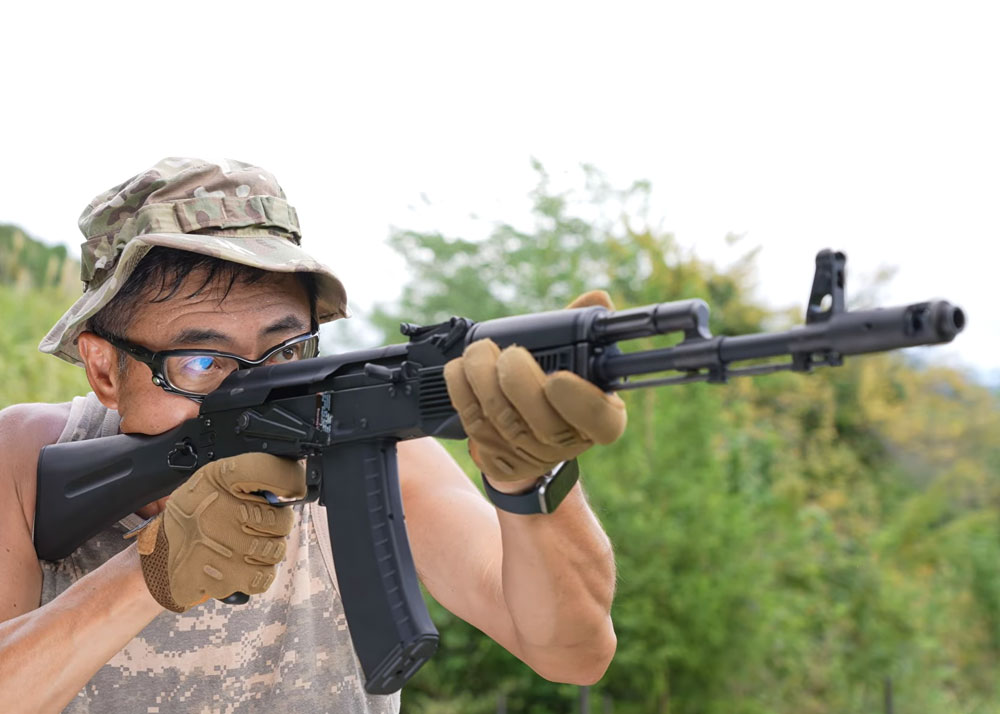 KSC AKS74U, AK74M & Magpul M4s | Popular Airsoft: Welcome To The ...