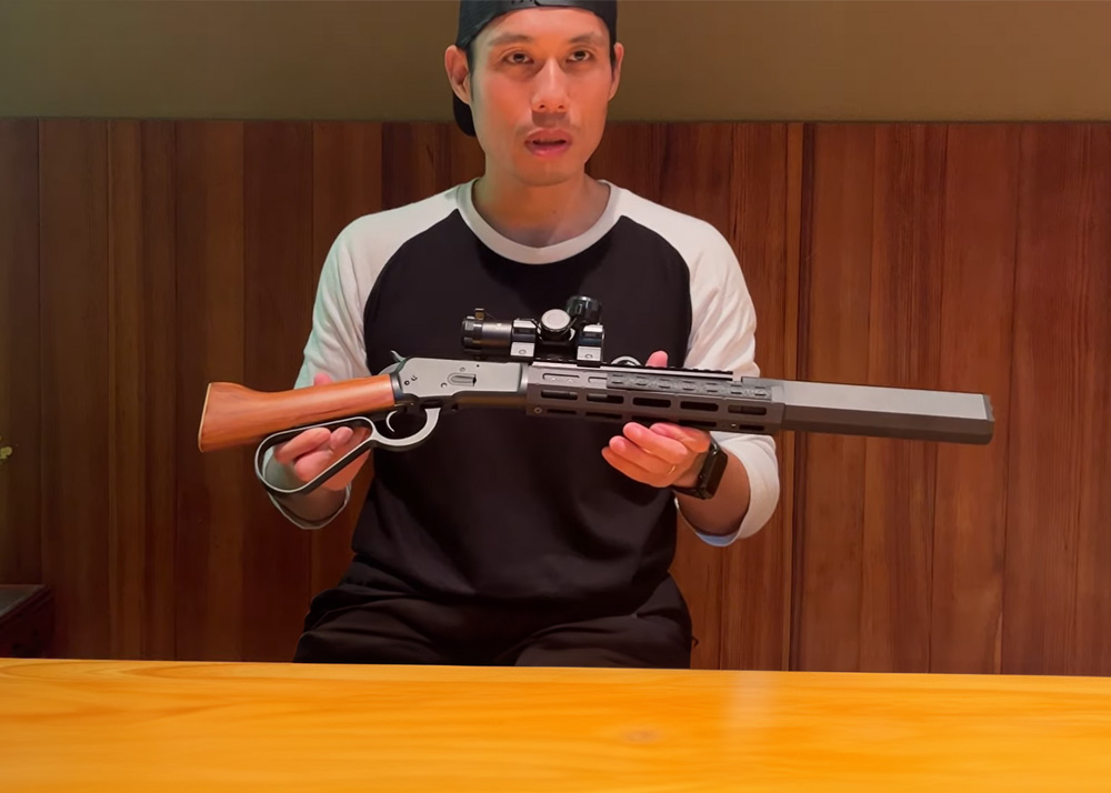 A&K M1873 "Mares Leg" Lever Action Custom | Popular Airsoft: Welcome To ...