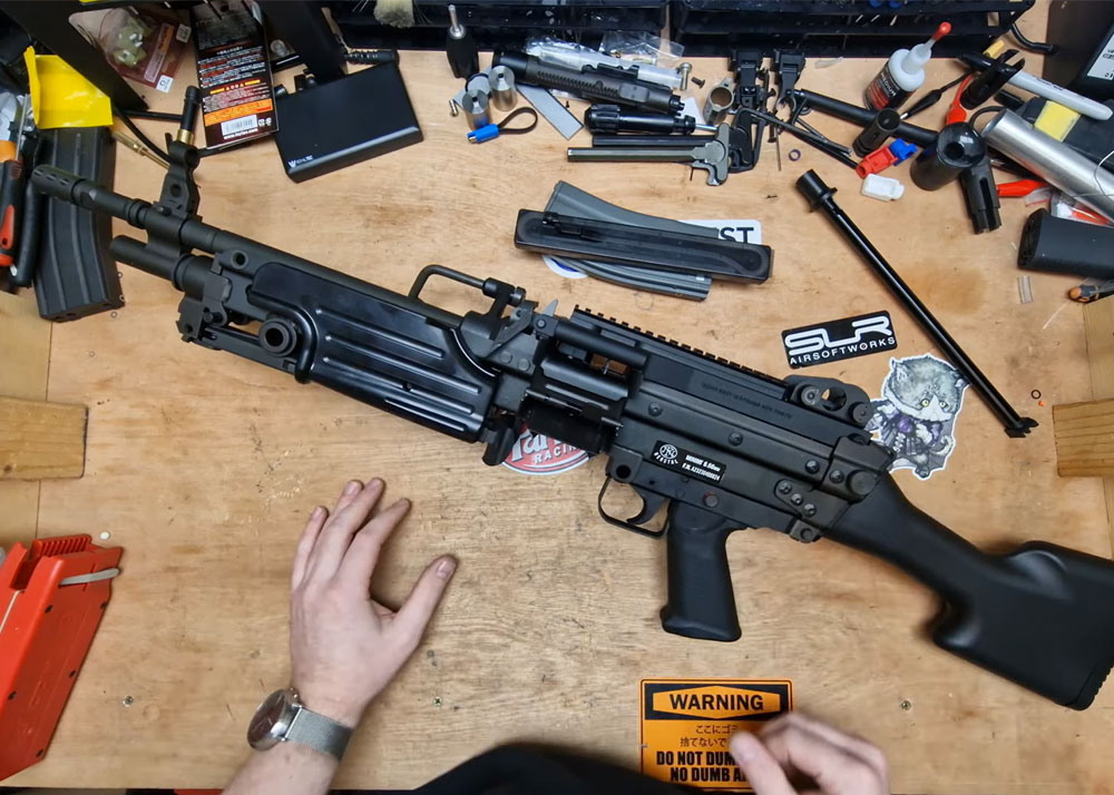 Jaeger Precision On The VFC M249 GBB LMG | Popular Airsoft: Welcome To ...