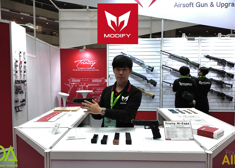 MOA Exhibition 2023: Modify-Tech Trinity Hi-Capa GBB Pistol | Popular ...