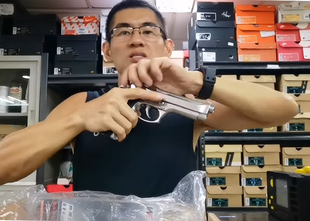 WE M92 Beretta Silver At Redmantoys | Popular Airsoft: Welcome To The Airsoft World