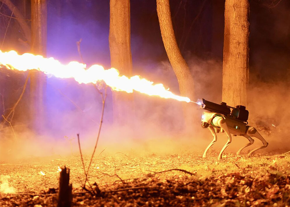 Thermonator The Flamethrowing Robot Dog Is Now Available In The U.S ...