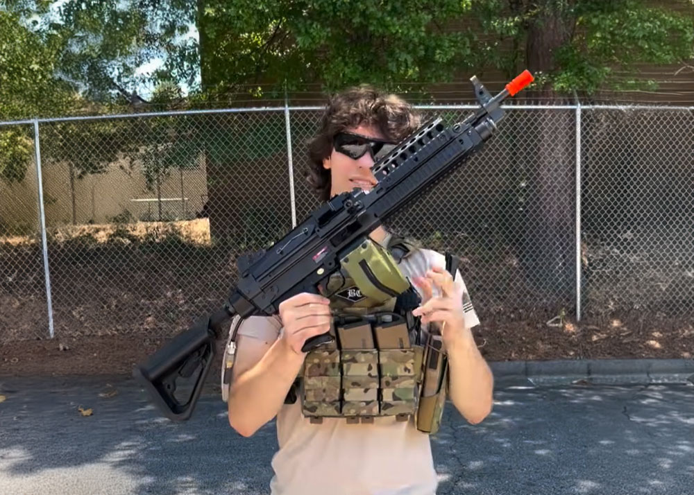 Airsoftjunkiez Custom A&K xSP HPA MK46 Mod.1 LMG | Popular Airsoft ...