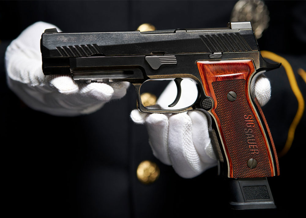 Honoring Heroes: The SIG Sauer P320-M17 Ceremonial Pistol | Popular ...