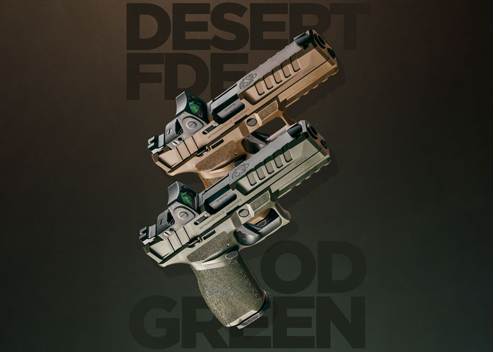 Springfield Armory's Echelon 9mm Pistol Now In Desert FDE & OD Green ...