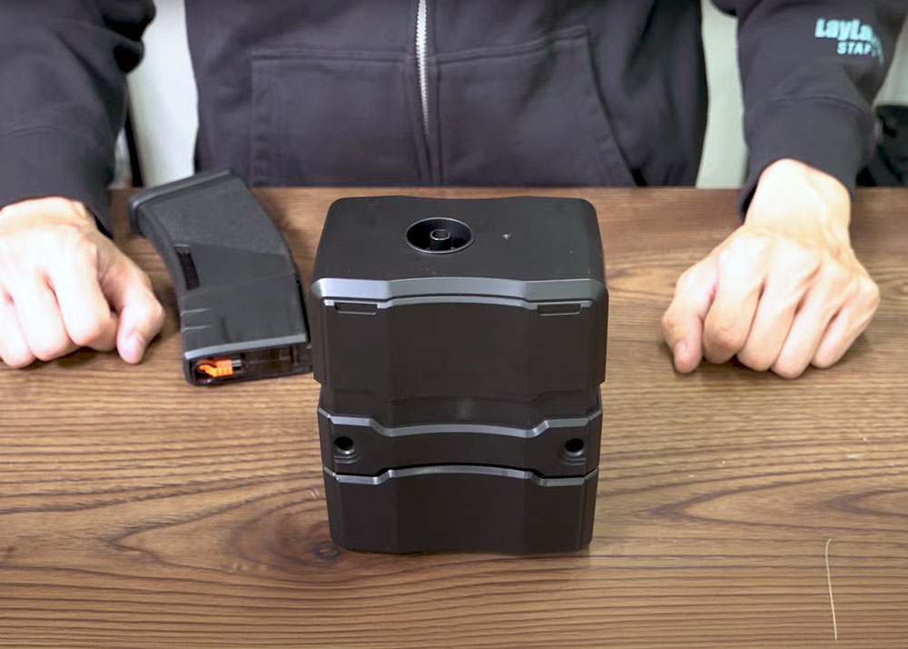 LayLax Satellite Automatic BB loader Demo | Popular Airsoft: Welcome To ...