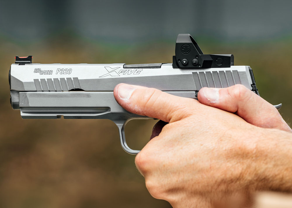 The SIG Sauer P320 Goes Heavy Metal With The XFIVE SXG | Popular ...
