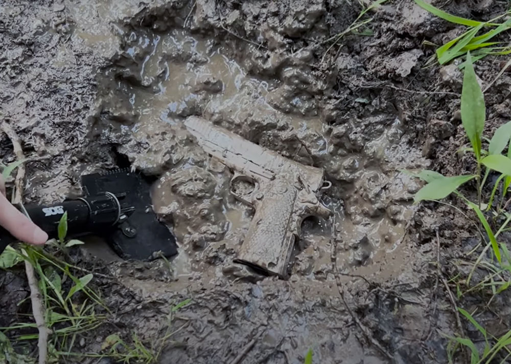 Elite Force/KWC 1911 Mud Test By The BB Warrior | Popular Airsoft ...