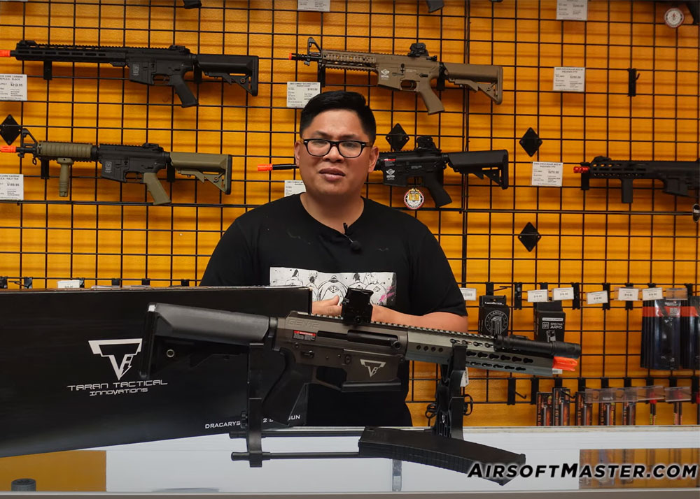 6mm Proshop Taran Tactical & Genesis Gen 12 Dracarys AEG At Airsoft ...