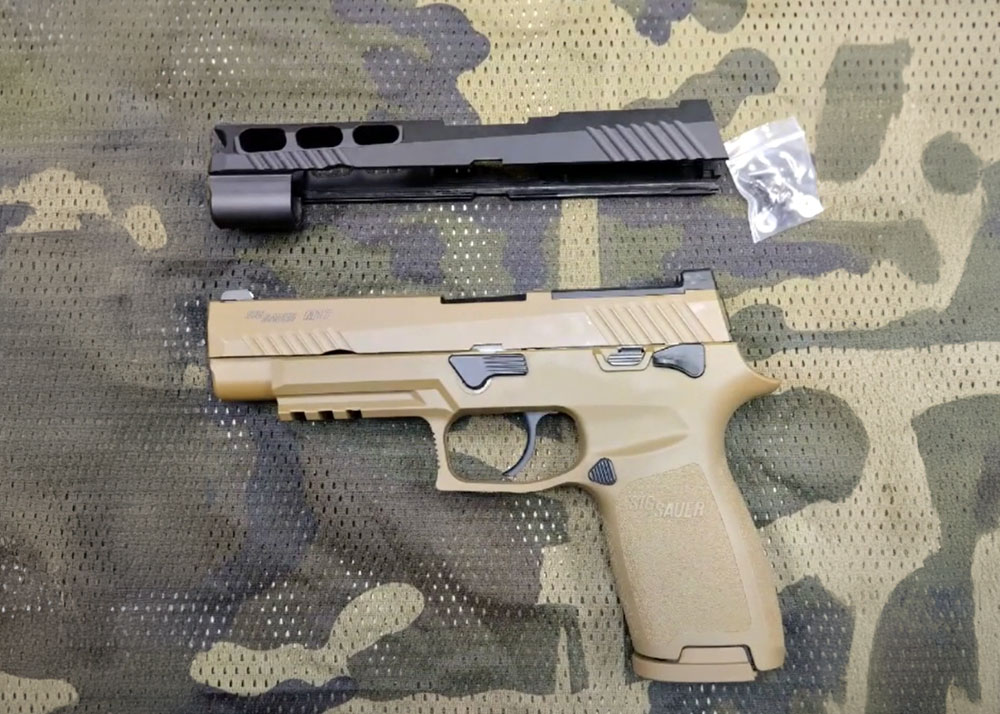 How To Upgrade The SIG Air M17 GBB Pistol Slide | Popular Airsoft ...