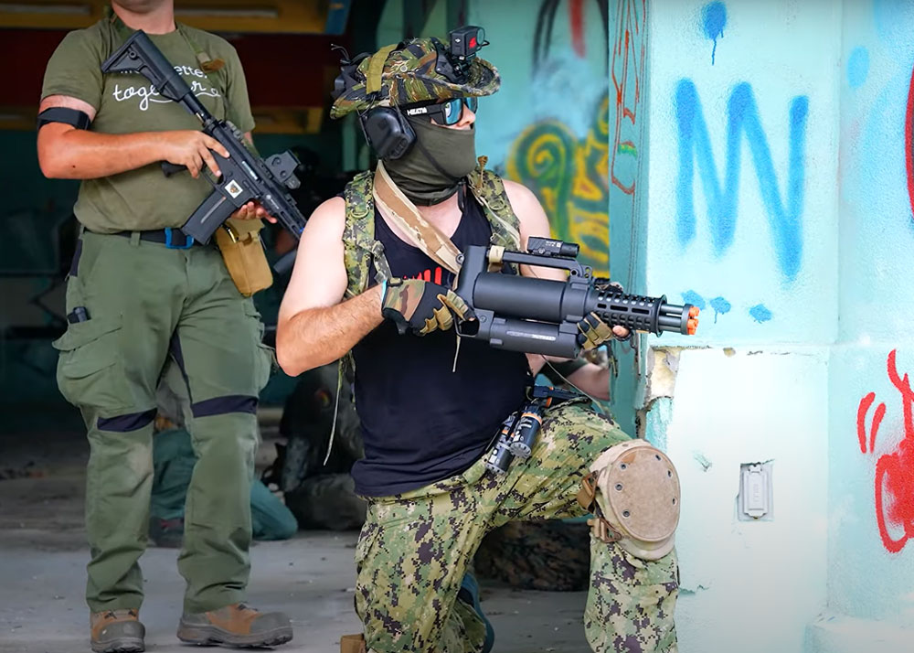 Well Pro Micro M134 In Action At Six Flags | Popular Airsoft: Welcome ...