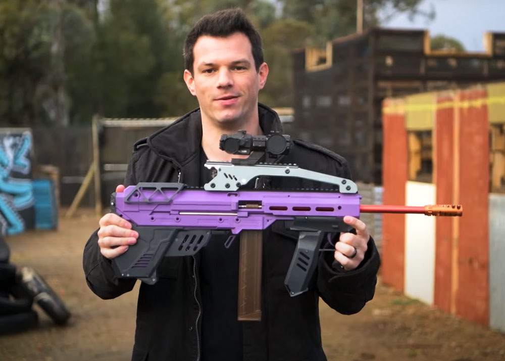 Testing The Inverted Scales Bullpup 300fps Nerf AEG | Popular Airsoft ...