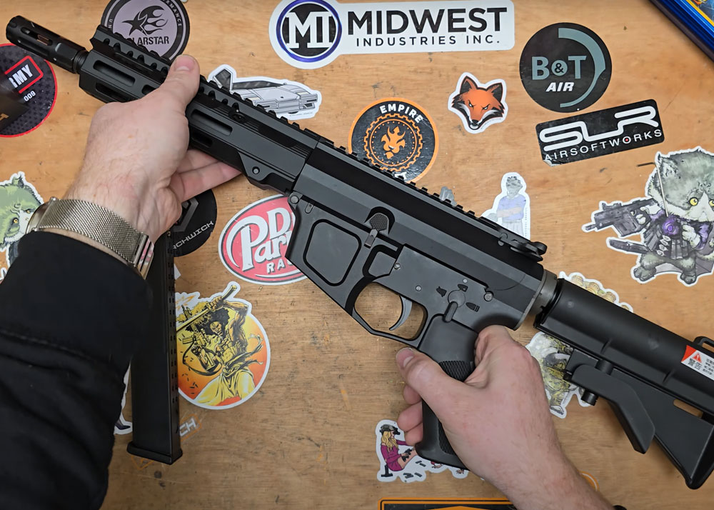 Jaeger Precision Checks The Marksman IX AR9 GBBR | Popular Airsoft ...