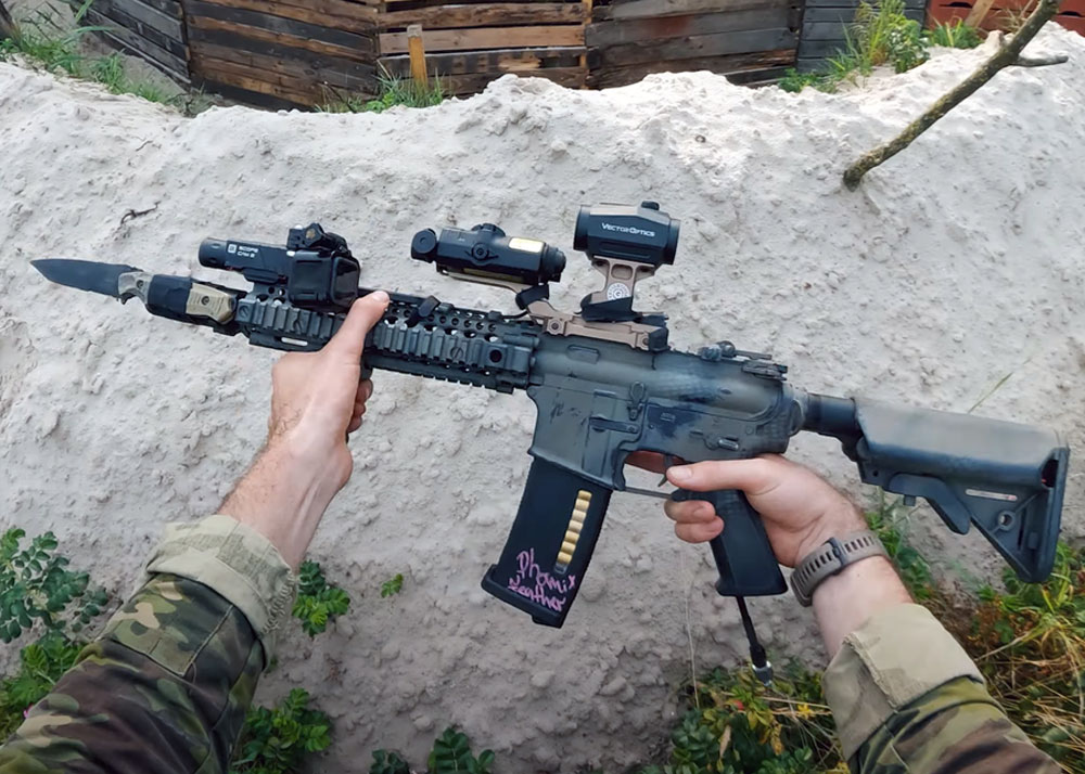 Airsoft Modern Trench Warfare With Fixed Bayonet | Popular Airsoft ...