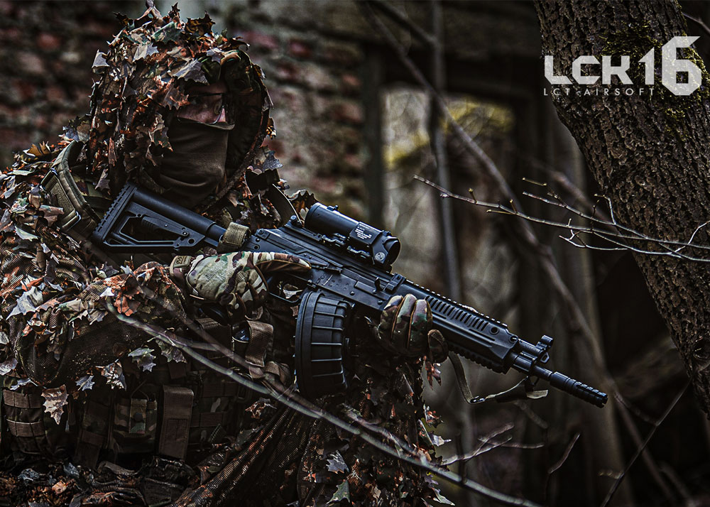 LCT Airsoft LCK-16 With 2000rds Drum Mag | Popular Airsoft: Welcome To The Airsoft World