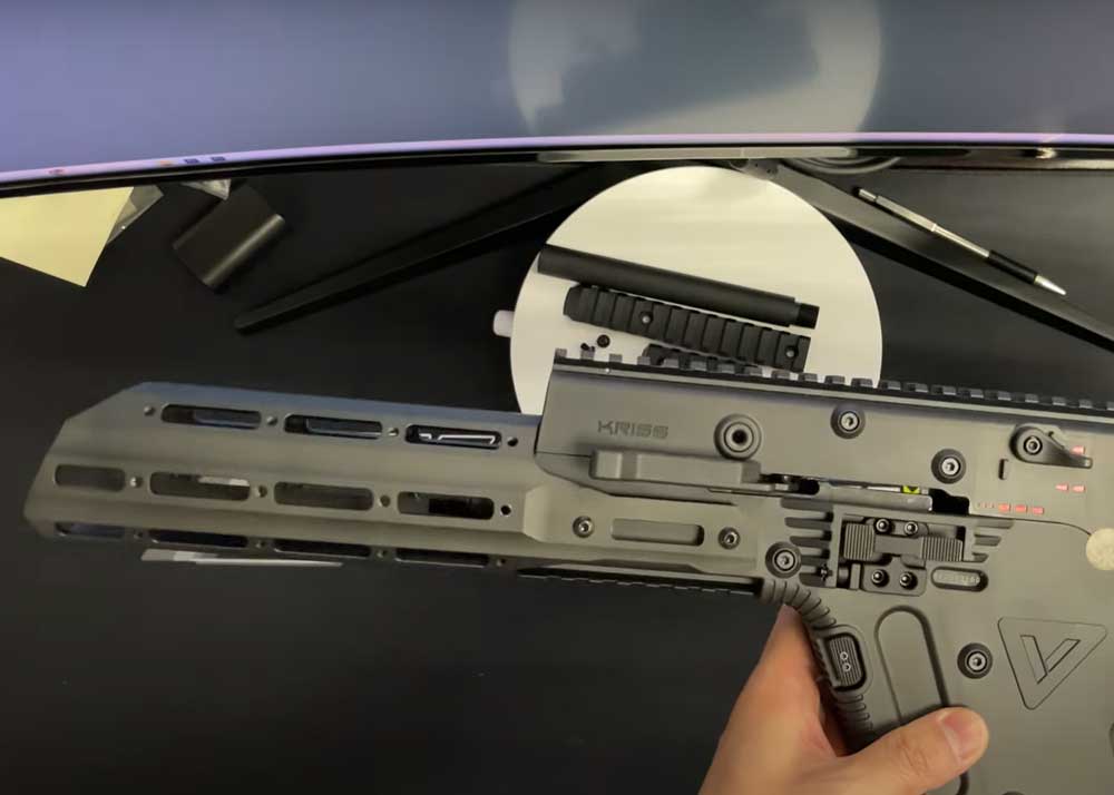 Angry Gun KSV Modular M-LOK Rail For Krytac KRISS Vector AEG | Popular ...