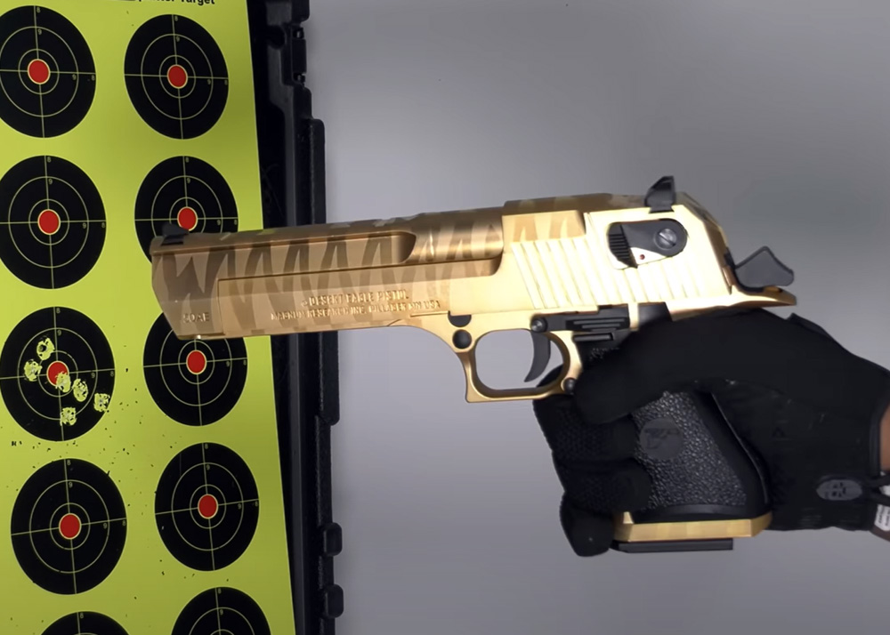 Airsoft Mike: Cybergun WE Desert Eagle Tiger Stripe Gold 50ae GBB ...