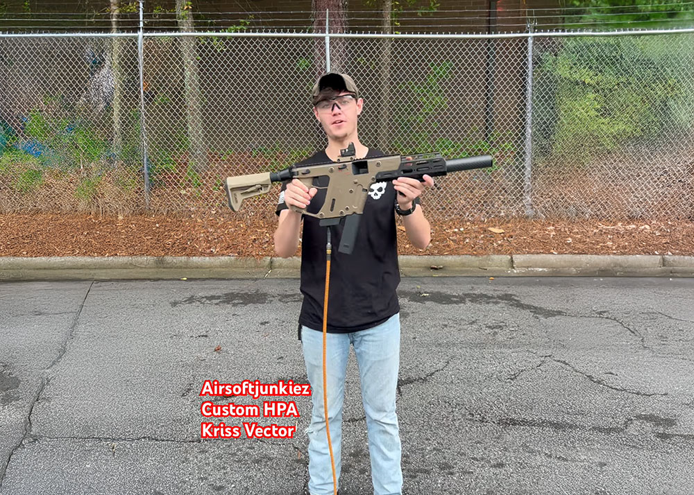 Airsoftjunkiez Custom Kriss Vector With PolarStar Jack Quick Demo ...