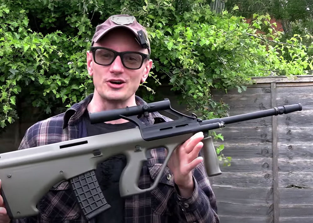 BadaBing Pictures Reviews The GHK Steyr AUG Gas Blowback Rifle | Popular Airsoft: Welcome To The ...