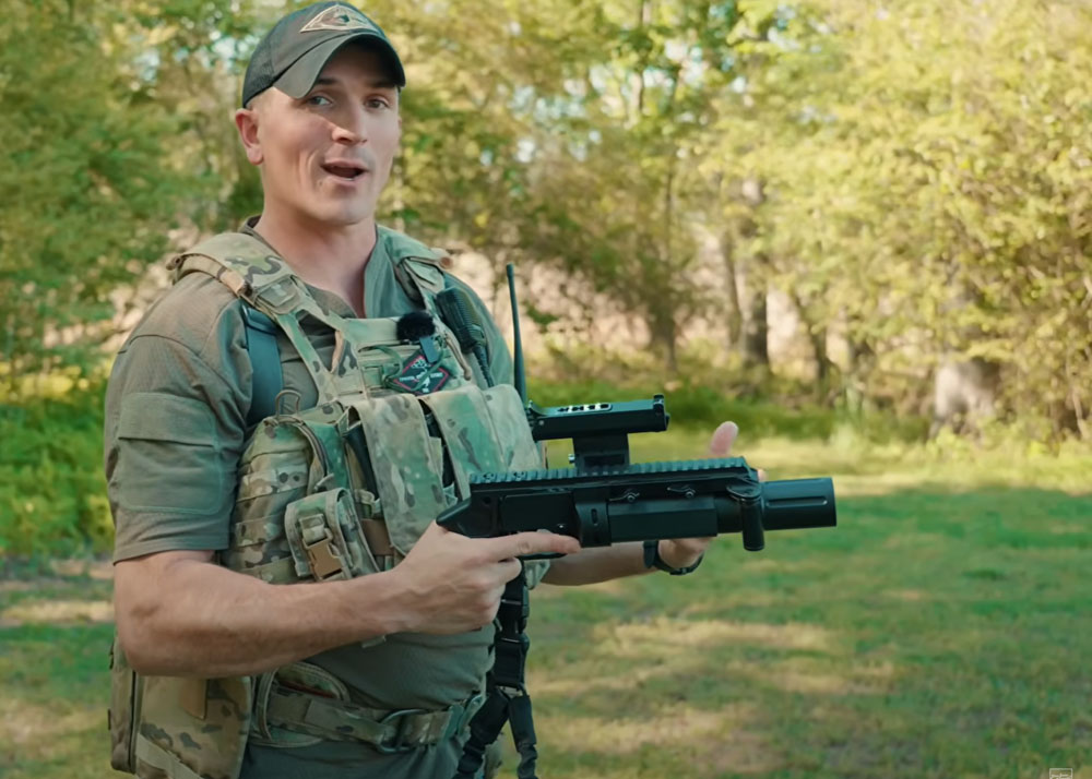 Blue Jean Operator With The TAGinn ML36 Grenade Launcher | Popular ...