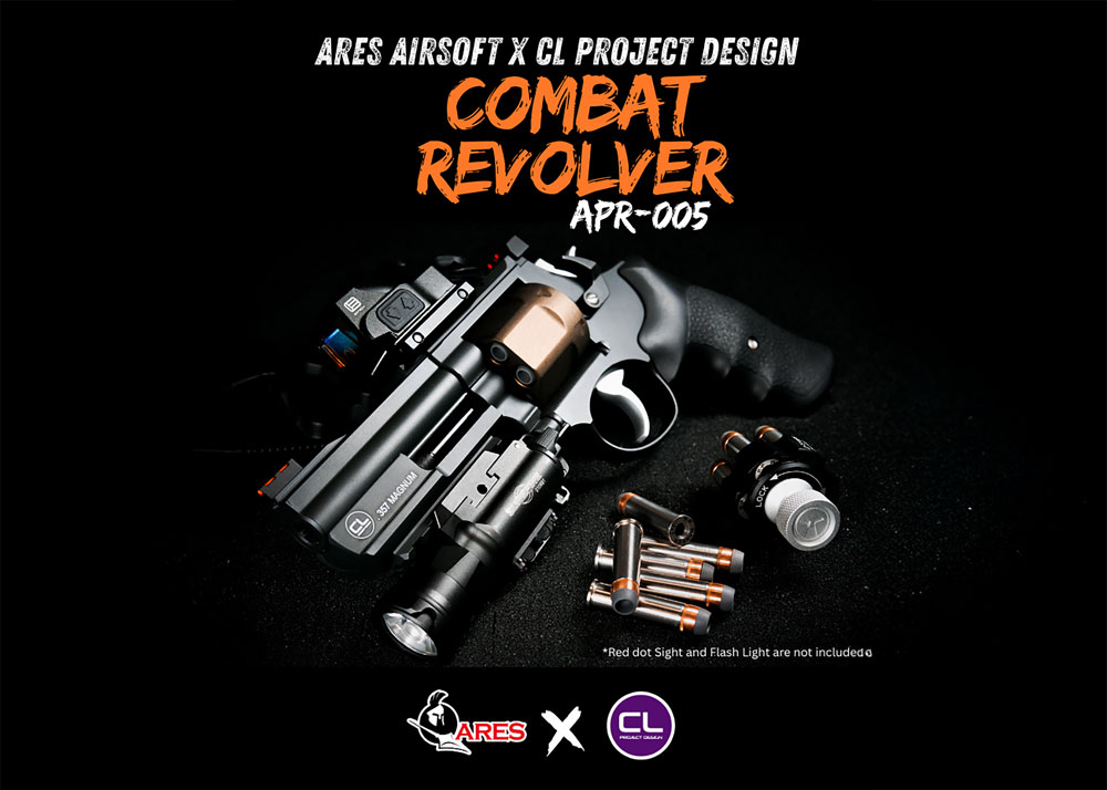 ARES Airsoft x CL Project Combat Revolver Arriving This Month | Popular ...