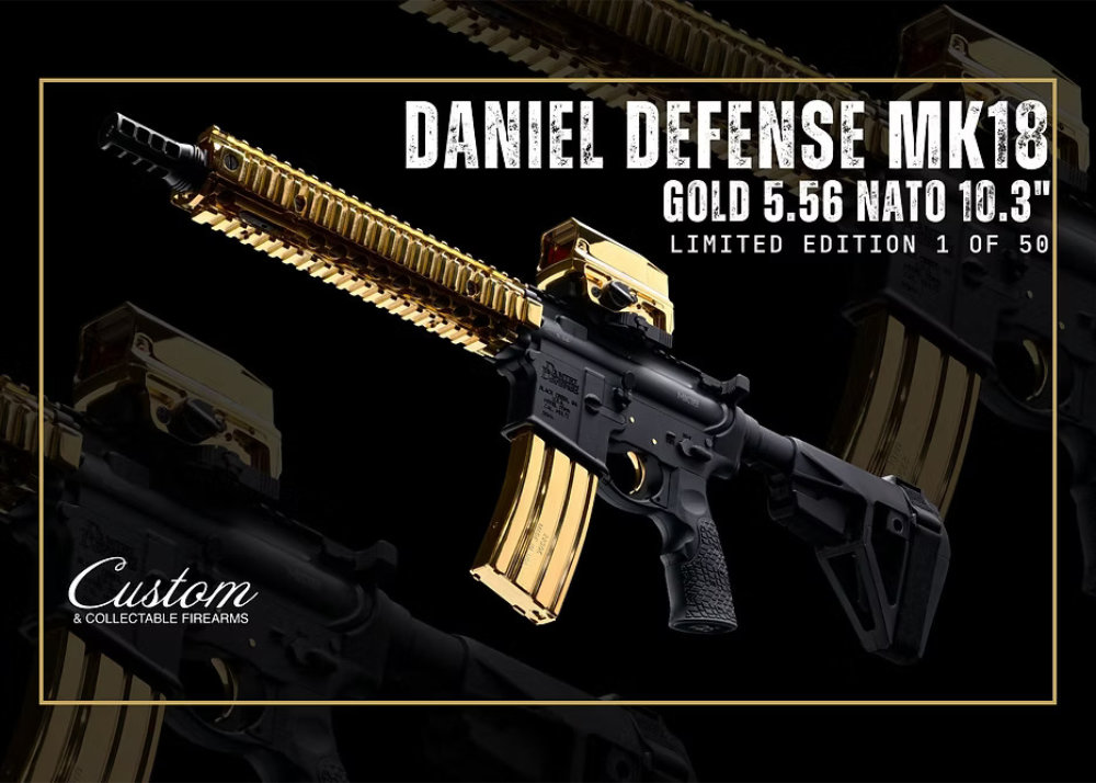 A Touch Of Gold: Custom & Collectable Firearms' 24KT Daniel Defense ...