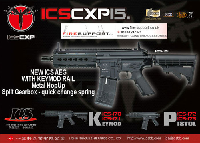 ICS CXP-15 w/ Keymod Rails at Firesupport | Popular Airsoft: Welcome To ...