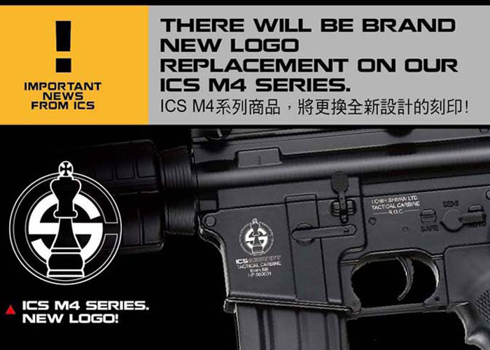 ICS Reveal Their New M4 Logo Design | Popular Airsoft: Welcome To The ...