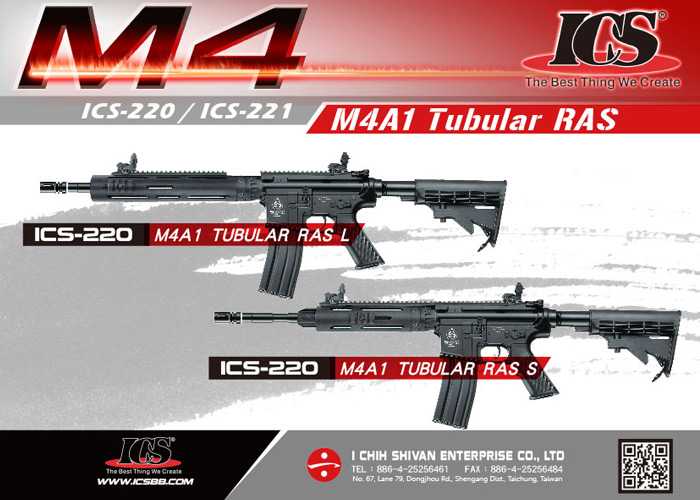 ICS M4A1 Tubular RAS Series Coming Soon | Popular Airsoft: Welcome To ...
