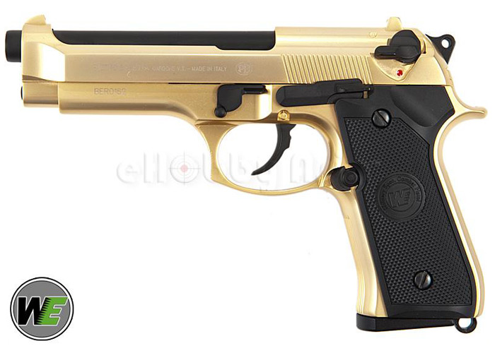 Bling Alert! WE M92 24K Gold Pistol | Popular Airsoft: Welcome To The Airsoft World