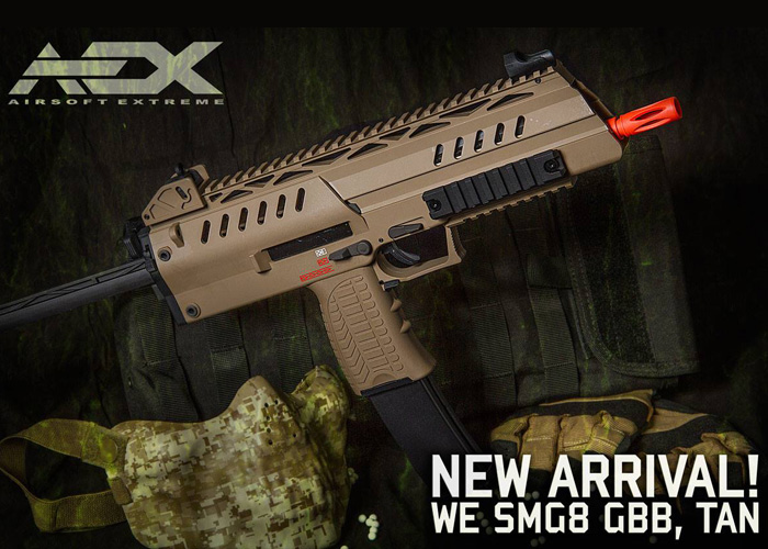 Airsoft Extreme: WE Airsoft SMG8 GBB | Popular Airsoft: Welcome To The Airsoft World