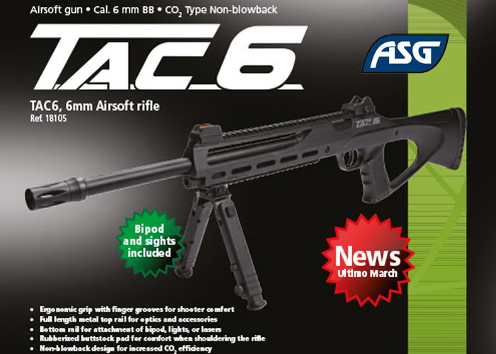 ASG: Introducing The TAC6 Airsoft Rifle | Popular Airsoft: Welcome To ...