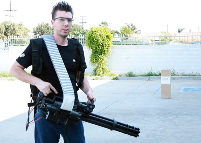 Brian Tests The Echo1 Minigun | Popular Airsoft: Welcome To The Airsoft ...