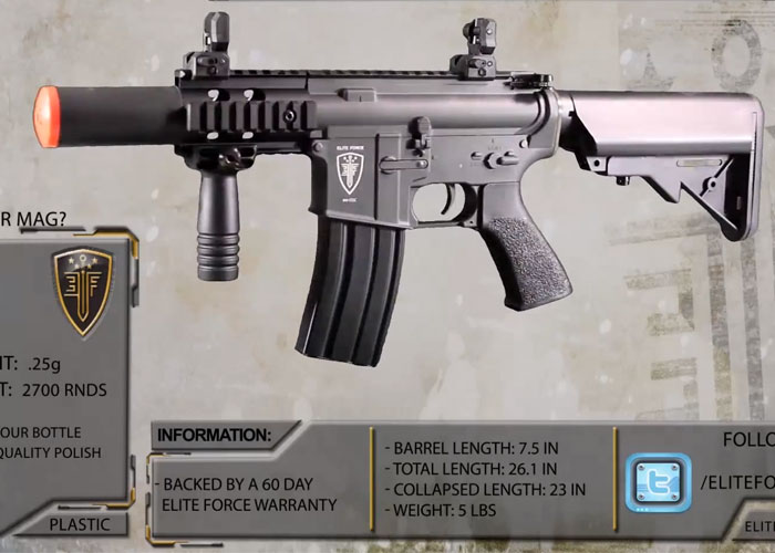 Elite Force CQC AEG Rifle Video | Popular Airsoft: Welcome To The ...