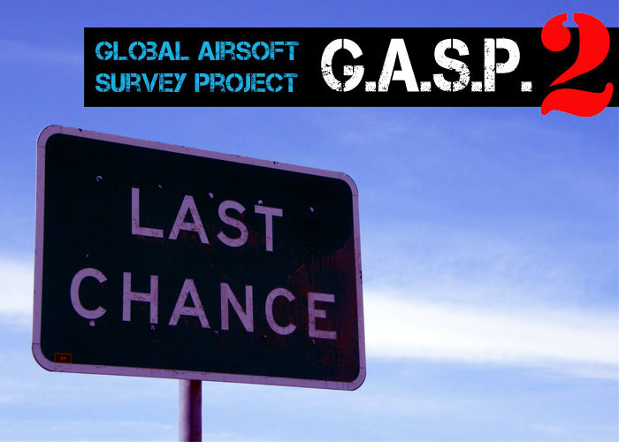 Today's Your Last Chance To Participate In the 2nd G.A.S.P. Survey ...