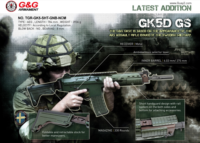 G&G Releases The GK5D GS AEG | Popular Airsoft: Welcome To The Airsoft ...