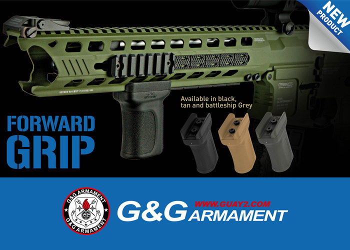 New G&G Armament KeyMod Forward Grips | Popular Airsoft: Welcome To The ...