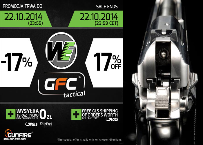 Gunfire: 17% Off GFC Tactical & WE Products | Popular Airsoft: Welcome ...